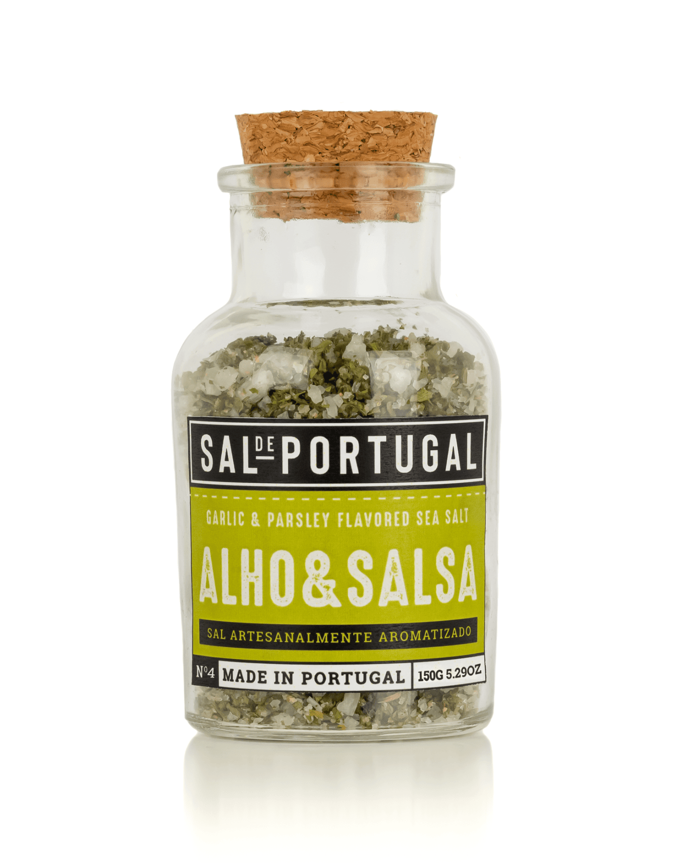 Sal Aromatizado Alho e Salsa Sal de Portugal 150g – Alma de Portugal